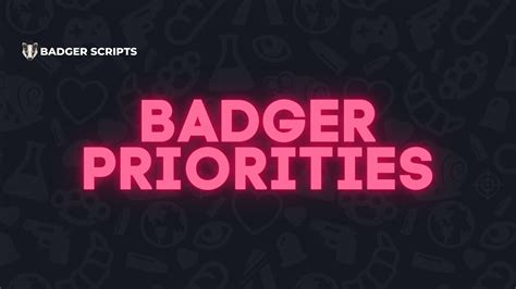 Release Badger Priorities A Better Priority Cooldown Script Fivem Releases Cfxre Community