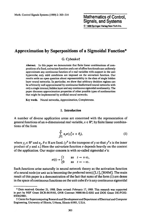 Approximation Reading For Course Math Control Signals Systems Mathematics Of