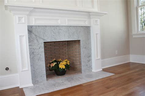 Carrara Marble Tile Fireplace Surround Fireplace Guide By Linda