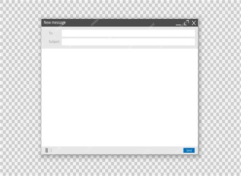 Premium Vector Realistic Email Interface Green Banner For Browser Message With Shadow Premium Vector Realistic Email Interface Green Banner For Browser Message With Shadow