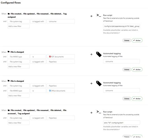 Workflow Script With Automated Tagging ℹ️ Support Nextcloud Community
