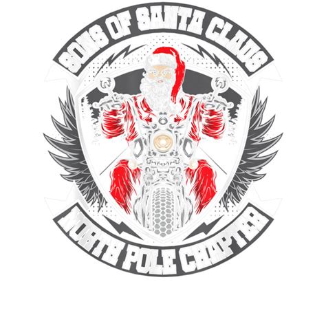 Christmas Biker Sons Of Santa North Pole Png Inspire Uplift