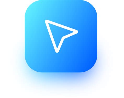 Sent Message Icon In Square Gradient Colors Navigation Signs Illustration 20647738 Png