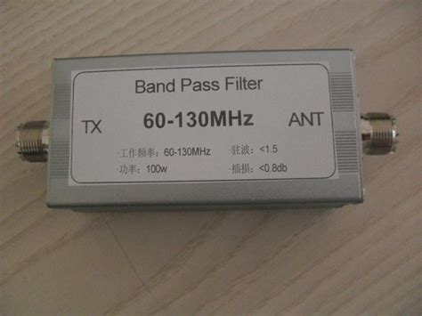 60 130mhz Band Pass Filter Anti Interference Band Vicedeal
