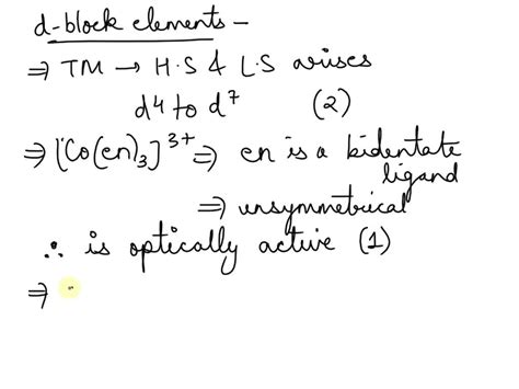 Solved Consider The Following Complexes And Answer The Questions Below [fe Ohz S] A [fe Cn