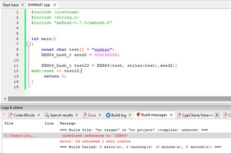 Codeblocks Compiler Error Gasunderground