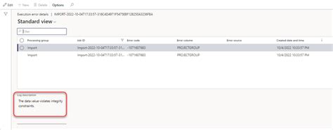 Data Violates Integrity Constraints Data Management In D365 Iamjoshknox