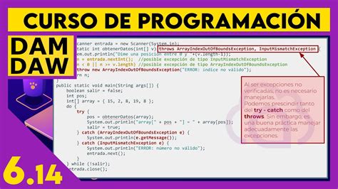 Java Throws Múltiple ☕ Dam Daw Youtube Java Throws Múltiple ☕ Dam Daw Youtube