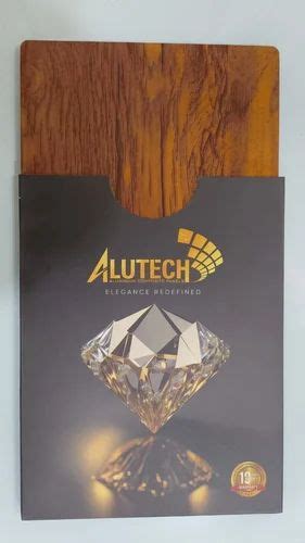 Brown 2mm Alutech Acp Sheets For Interior At ₹ 165 Square Feet In Vadodara Id 21388876812