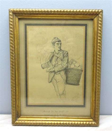 Antique Hennft Du Das Land Etching By Cw Allers 1889 Gc5 Auctions