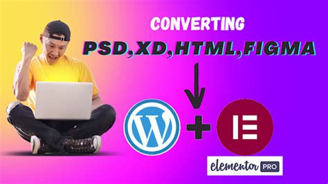 clone figma sketch html psd and xd to wordpress website using