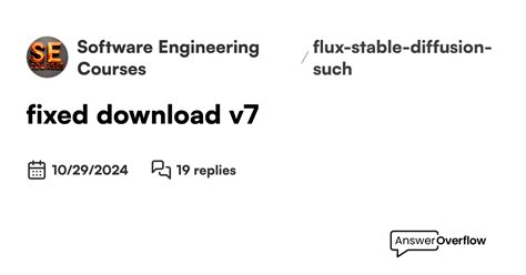 Fixed Download V7 Software Engineering Courses Secourses