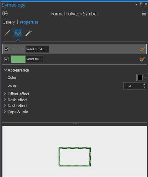 Solved How Can I Choose Symbology For Polygon Outline Fro Esri