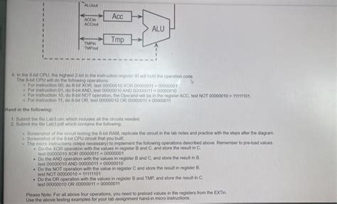Solved Create A Project Lab Circ In The Logisim Add Chegg