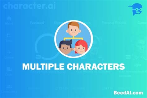 how to create multiple characters in character ai r beedai