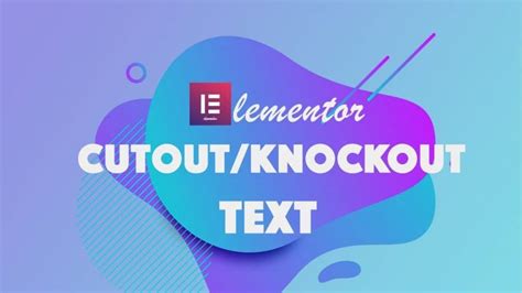 Elementor Knockoutcutout Text Using Css Image In Text Dieno Digital
