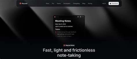 Raycast Notes Frictionless Workflow Capture Ideas Instantly B12