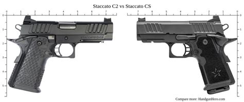 Staccato C Vs Staccato P Vs Staccato XC Vs Staccato C2 Vs Staccato CS Size Comparison Handgun Hero