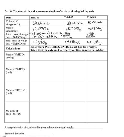Solved Naoh 0 12857 0 14326 0 12632 3 0 1327mstandard