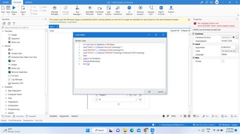Looping For Each In Invoke Code Studio Uipath Community Forum