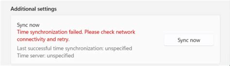 How To Fix Time Synchronization Failed In Windows