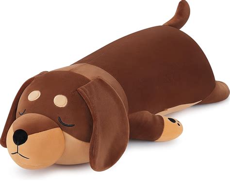 Peluche Danimal En Peluche De Chien Teckel Géant De 762 Cm Oreiller
