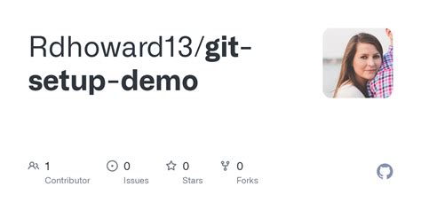 GitHub Rdhoward13 Git Setup Demo
