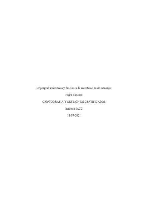 Semana 3 Criptografia Pdf Cifrado Transport Layer Security
