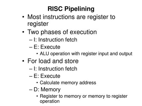 Ppt Reduced Instruction Set Computers Risc Powerpoint Presentation