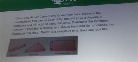 Solved Given Only Binary Ternary And Quaternary Links