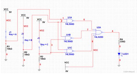 西南科技大学数字电子技术实验二（ssi逻辑器件设计组合逻辑电路及fpga实现 ）fpga部分基于ssi器件的组合逻辑电路设计实验报告 Csdn博客