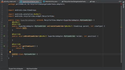 Recyclerview Sederhana GitBook