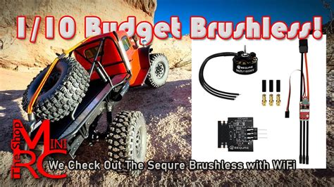 Sequre Esc And Motor Combo Perfect Upgrade For 1 10 Crawlers Escape 32 Youtube
