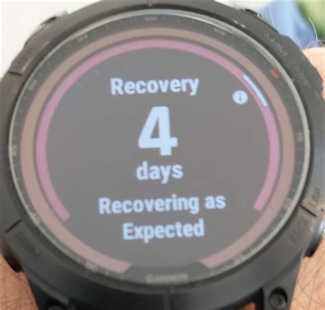 bug report training status inconsistency for recovery fēnix 7 series