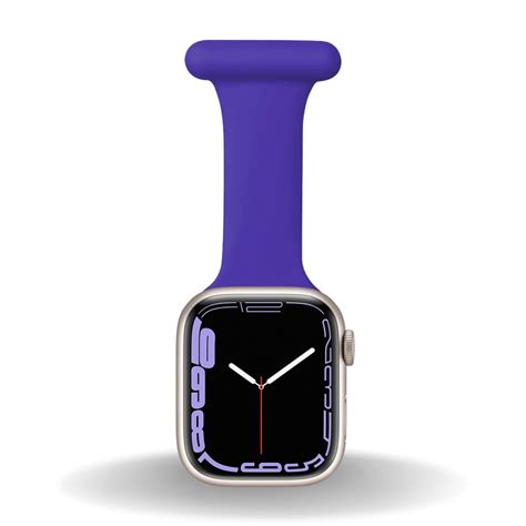 Alk Silicone Nurse Fob For Apple Watch In Purple Alk Designs