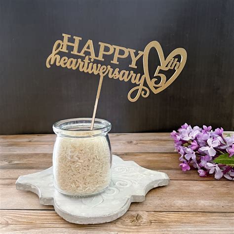 Transplant Anniversary Cake Toppers Heartfelt Laserworks