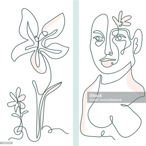 초현실적 인 큐비즘 얼굴 추상현대식 얼굴 초상화 손으로 그린 벡터 일러스트레이션 현대 큐비즘 스타일의 현대 드로잉 80 89세에