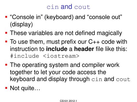 Ppt Computer Programming And Utilization Cs101 Spring 2012 Powerpoint