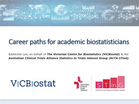 Career Paths For Academic Biostatisticians Victorian Centre For