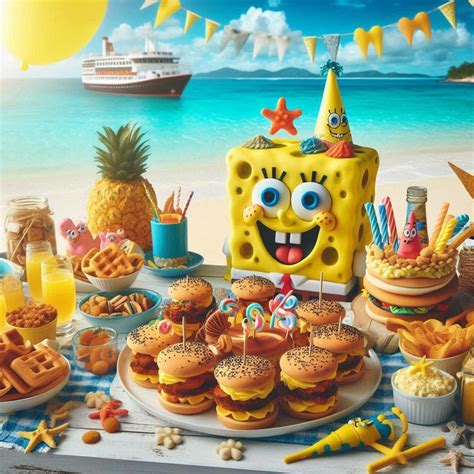 Creative Spongebob Party Food13 Types Love A Happy Home