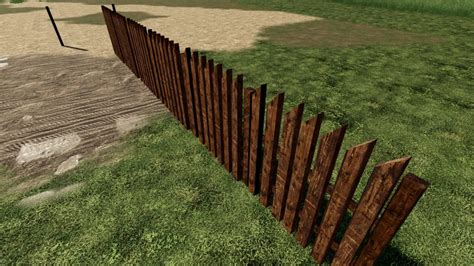 FS Wooden Fence V FS Objects Mod Download