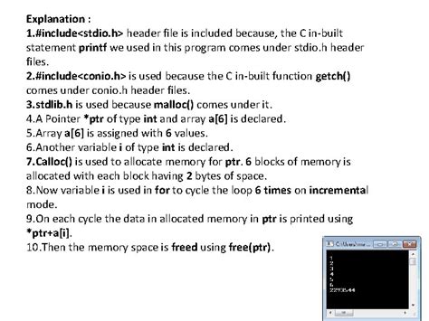 Dynamic Memory Allocation The Process Of Allocating Memory