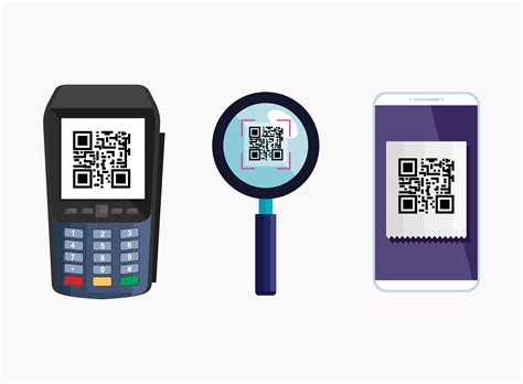 Set Scan Qr Code And Icons Vector Art At Vecteezy