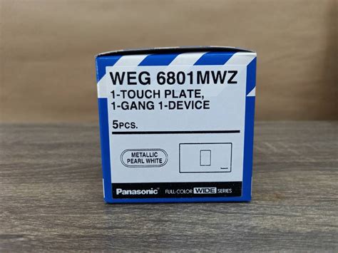 หน้ากากพลาสติก 1 ช่อง Weg 6801 Mwz บจก ทีเอ็นเค อิเล็คทริค ซัพพลาย