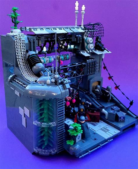 Lego Computer Model With Wires On Top
