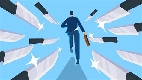 Avoiding Risks And Crises Business Or Professional Risks Running Away