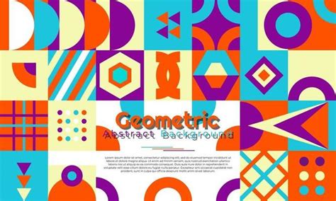 Retro Geometric Background Vector Art Icons And Graphics For Free