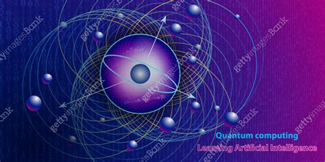 Quantum Computing Abstract Physics Background Concept With Qubit Learning Artificial