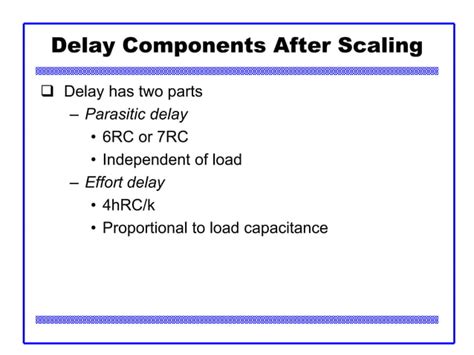 Delay Calculation In CMOS Chips Using Logical Effort By Prof Akhil Masurkar PPSX