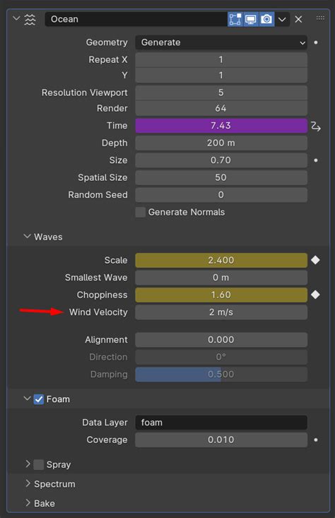 Ocean Modifier Animatable Properties Help Rblenderhelp